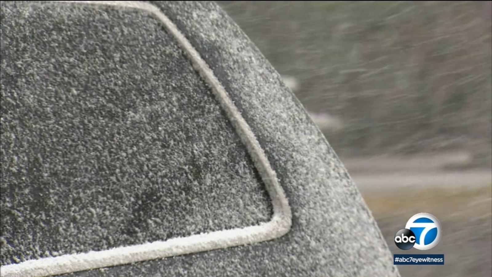 Snow in Southern California: Mid-winter storm brings hail, snow to ...