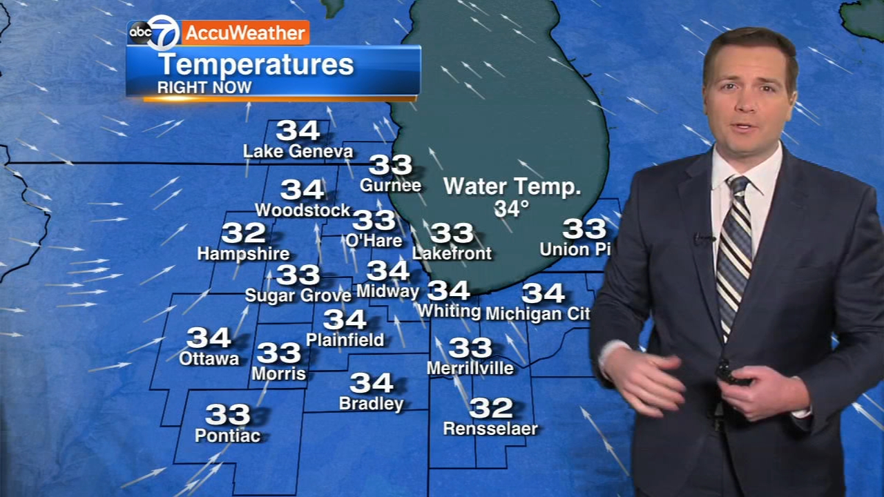 Chicago Weather: Slow and steady rain falls during morning commute ...