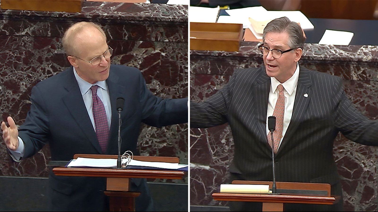 Trump's impeachment defense team expected to finish its arguments in ...