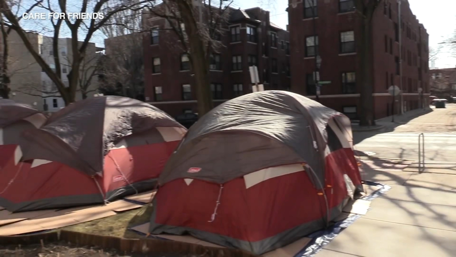 Chicago homeless: Sleepout for Homelessness put on by Care For Friends ...