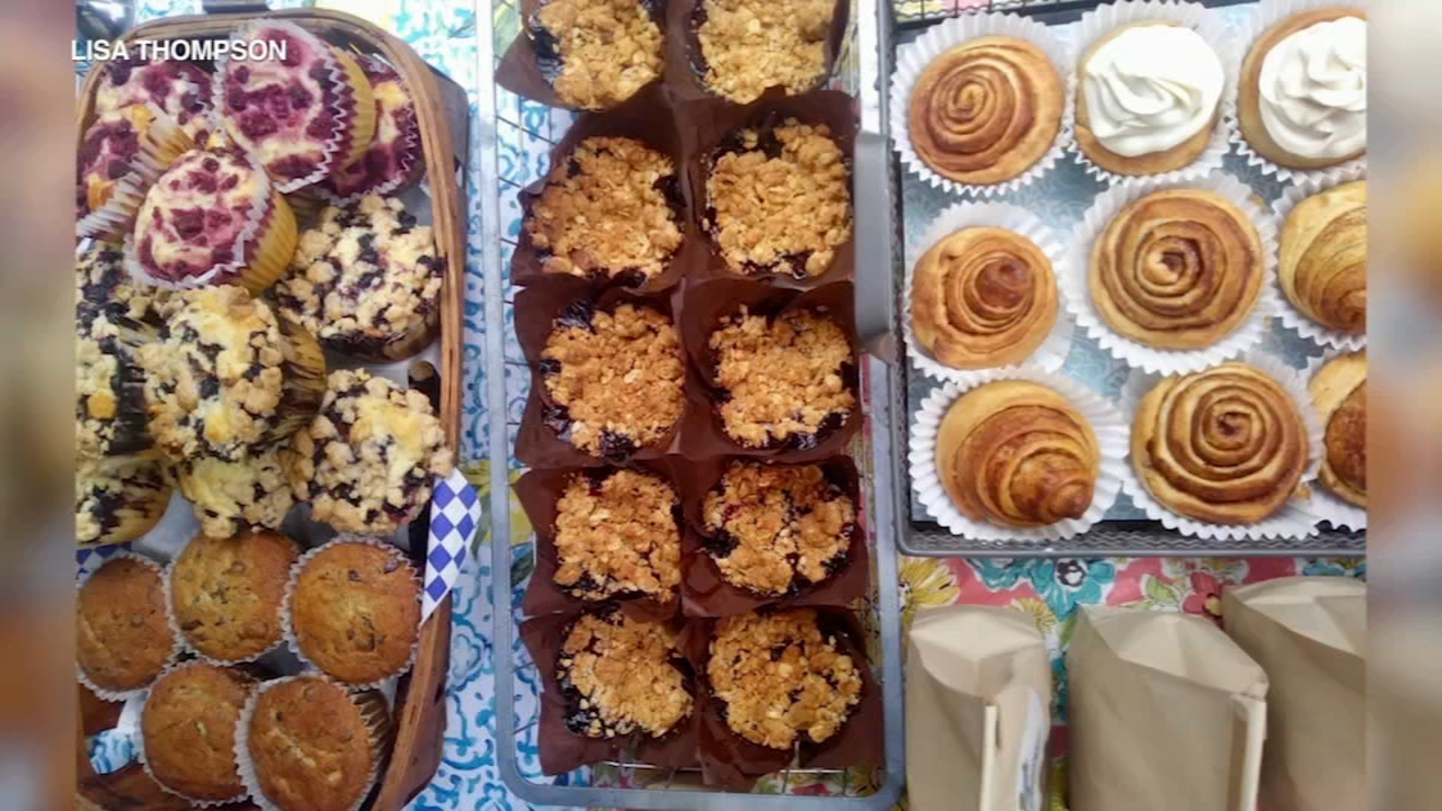 Celebrating National Muffin Day 2021 with Blue Sky Bakery - ABC7 Chicago