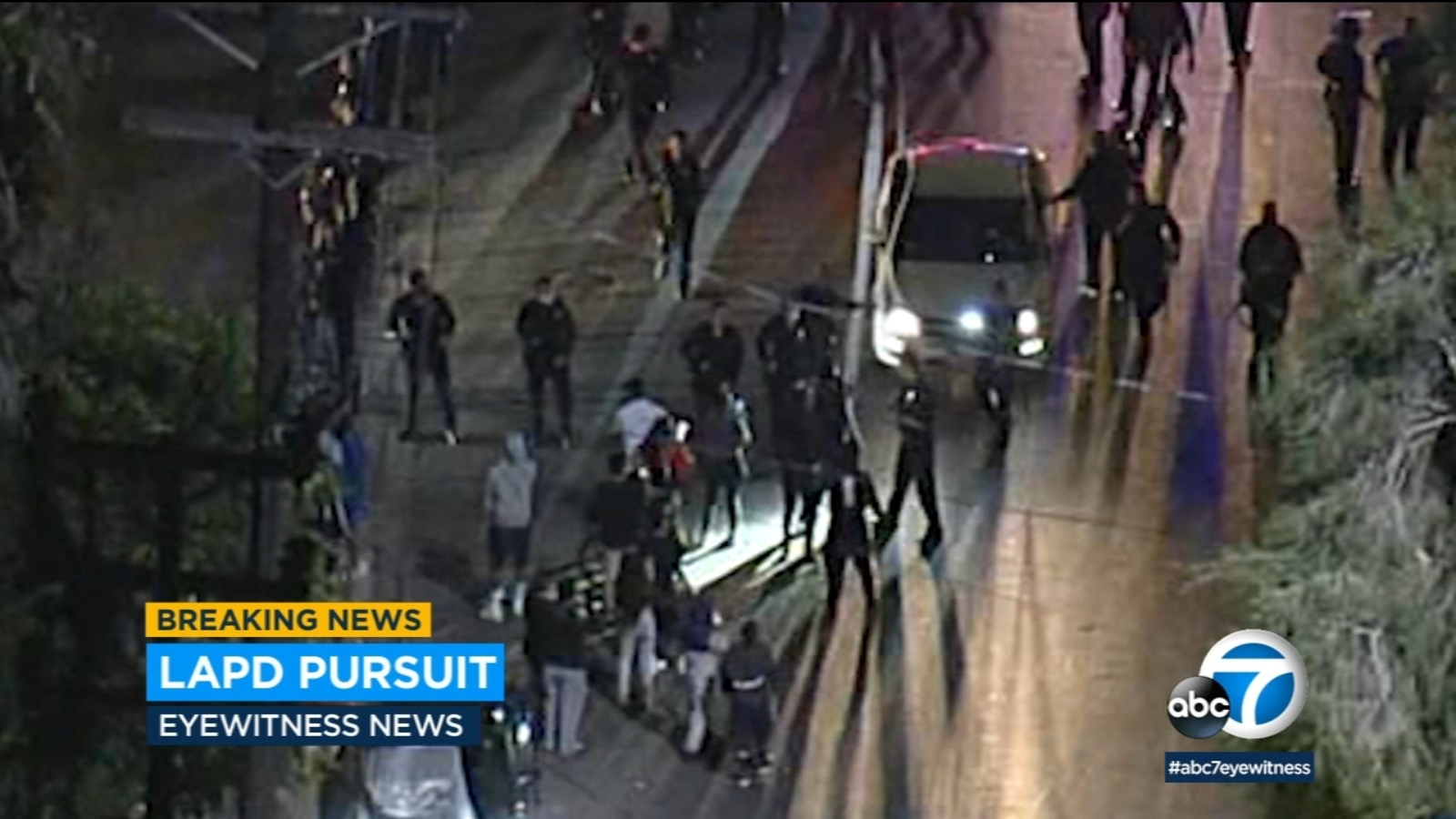 Suspect in custody after LAPD chase in South LA, downtown area - ABC7 ...