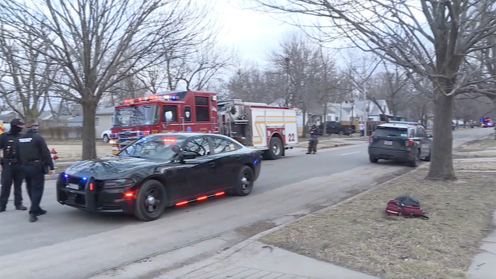 3 cops injured in possible explosion after being called to search ...