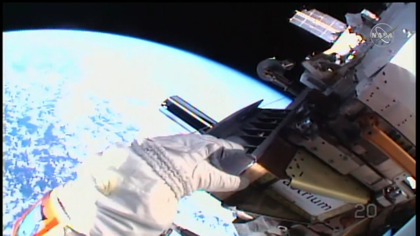 Spacewalking astronauts tackle more solar panel advance work - ABC13 ...