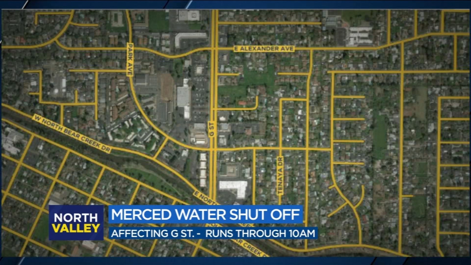 Water shut off for some Merced residents while crews complete repairs ...