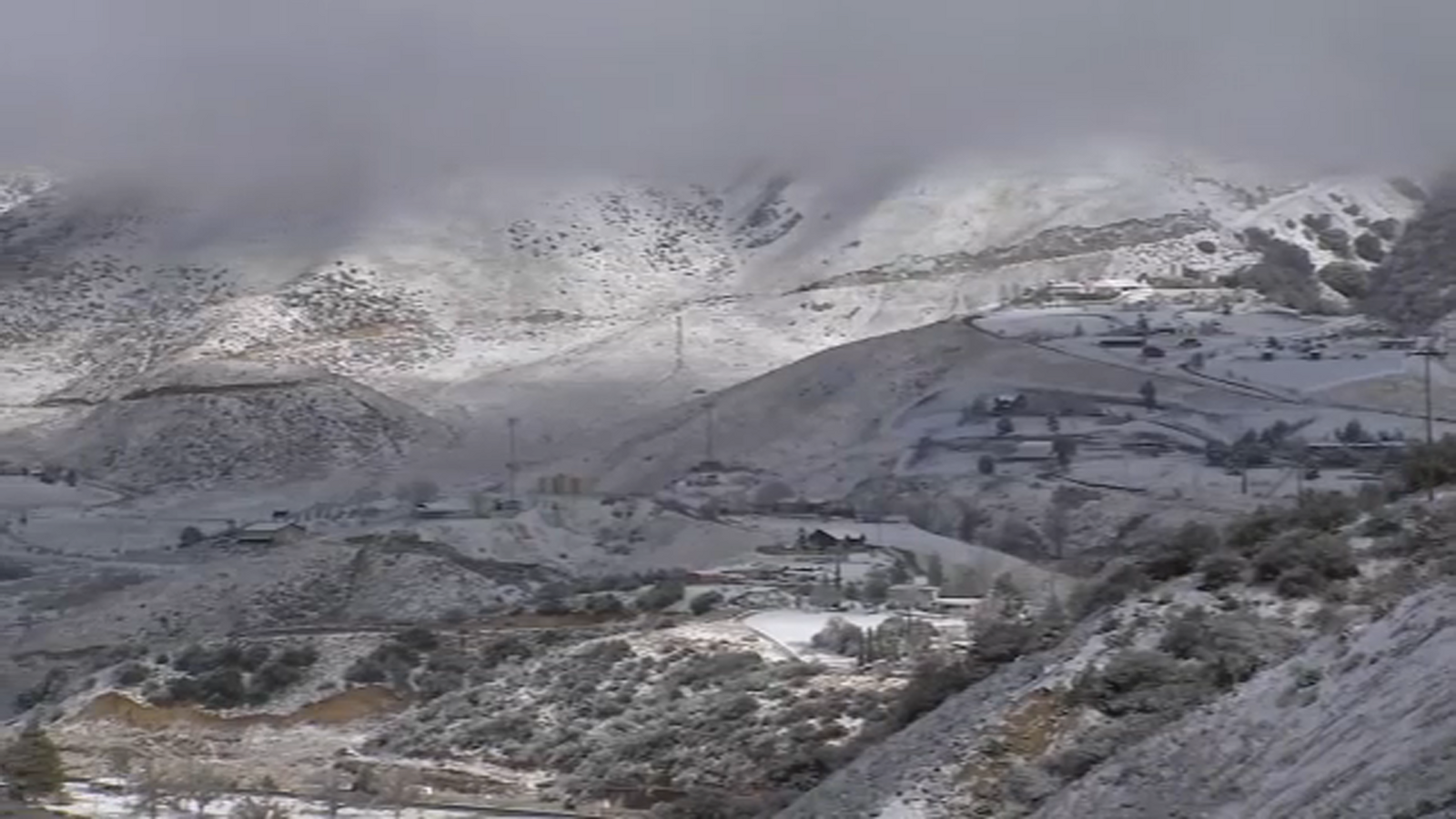 Grapevine remains open as California storm brings heavy snow to ...
