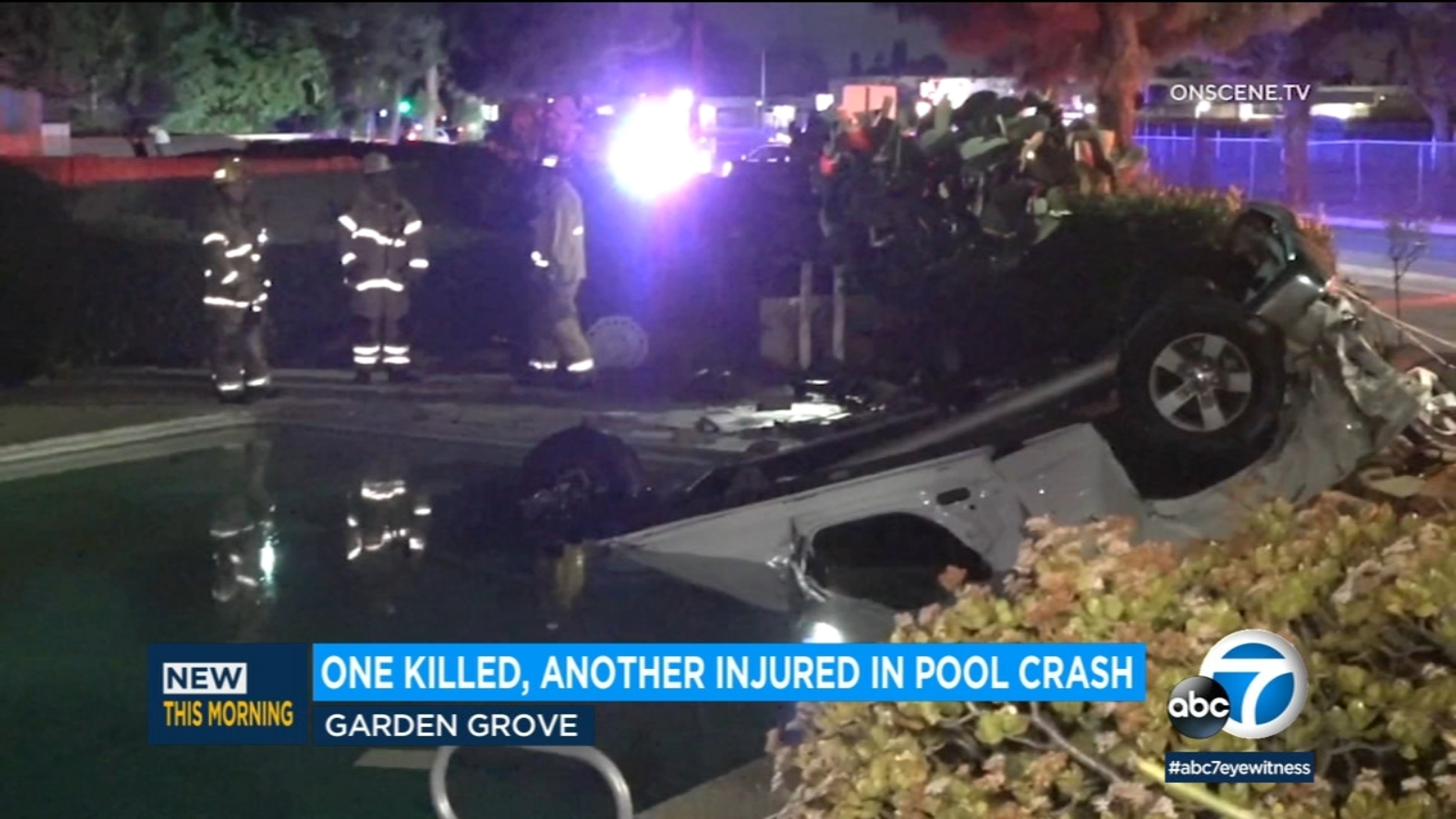3 killed in Garden Grove crash that sent vehicle plunging into pool ...