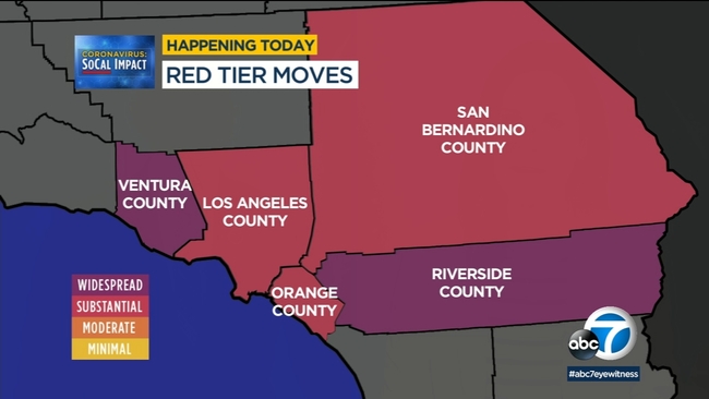 Coronavirus Los Angeles: Gyms, restaurants, movie theaters in LA County ...