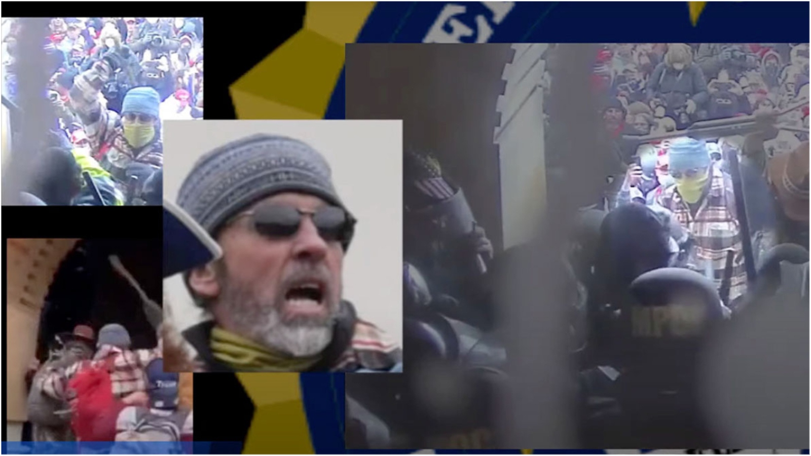 Capitol riot video: FBI releases new footage of officers being ...