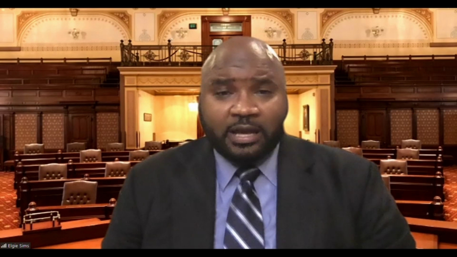 Illinois Sen. Elgie Sims describes gun being pulled on him in ...