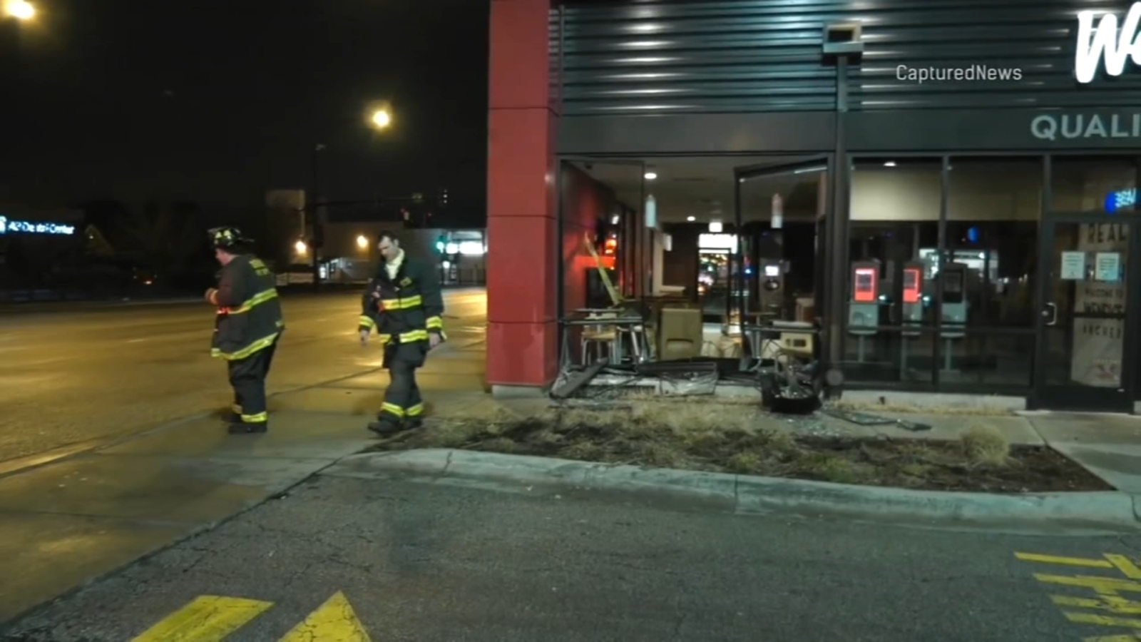 Chicago police say car slammed into Wendy's restaurant near Midway ...