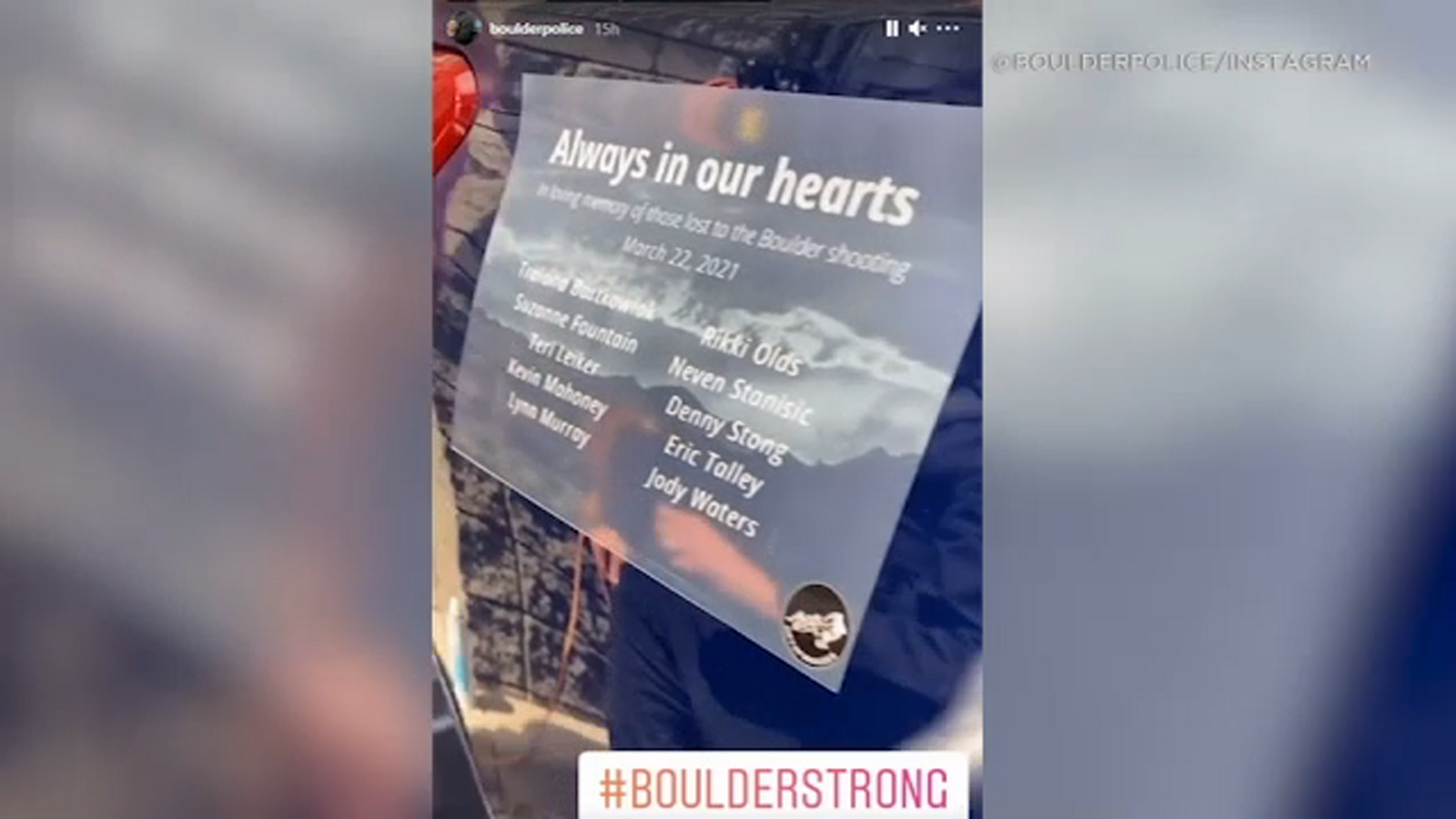 Boulder police honor shooting victims with patrol car decals; City ...