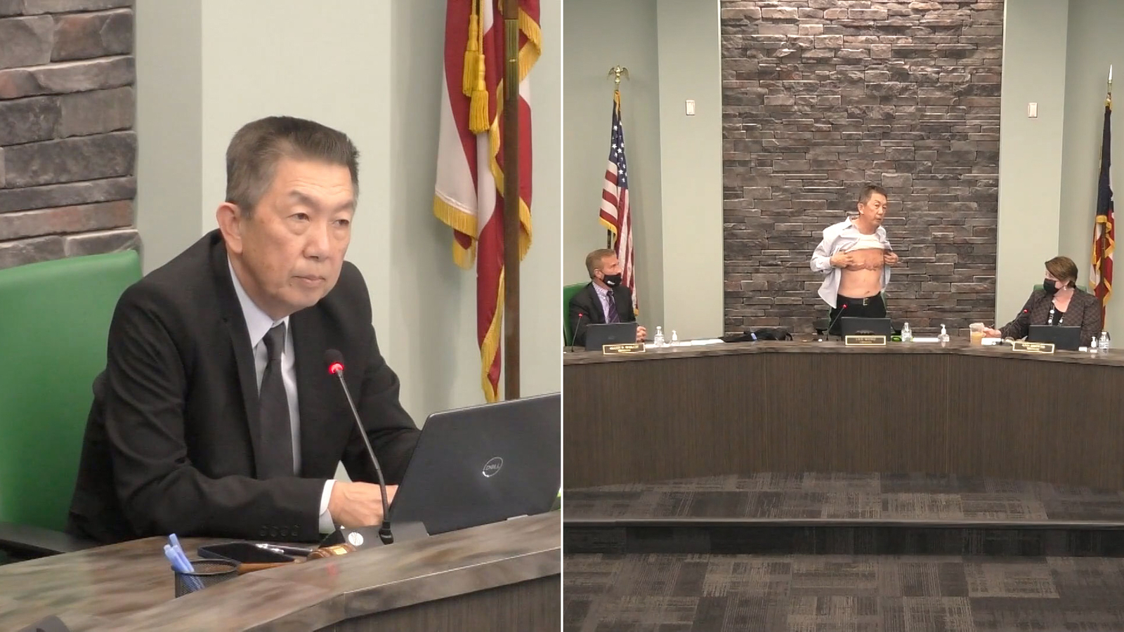 Ohio Asian American official Lee Wong asks if his military scars are ...