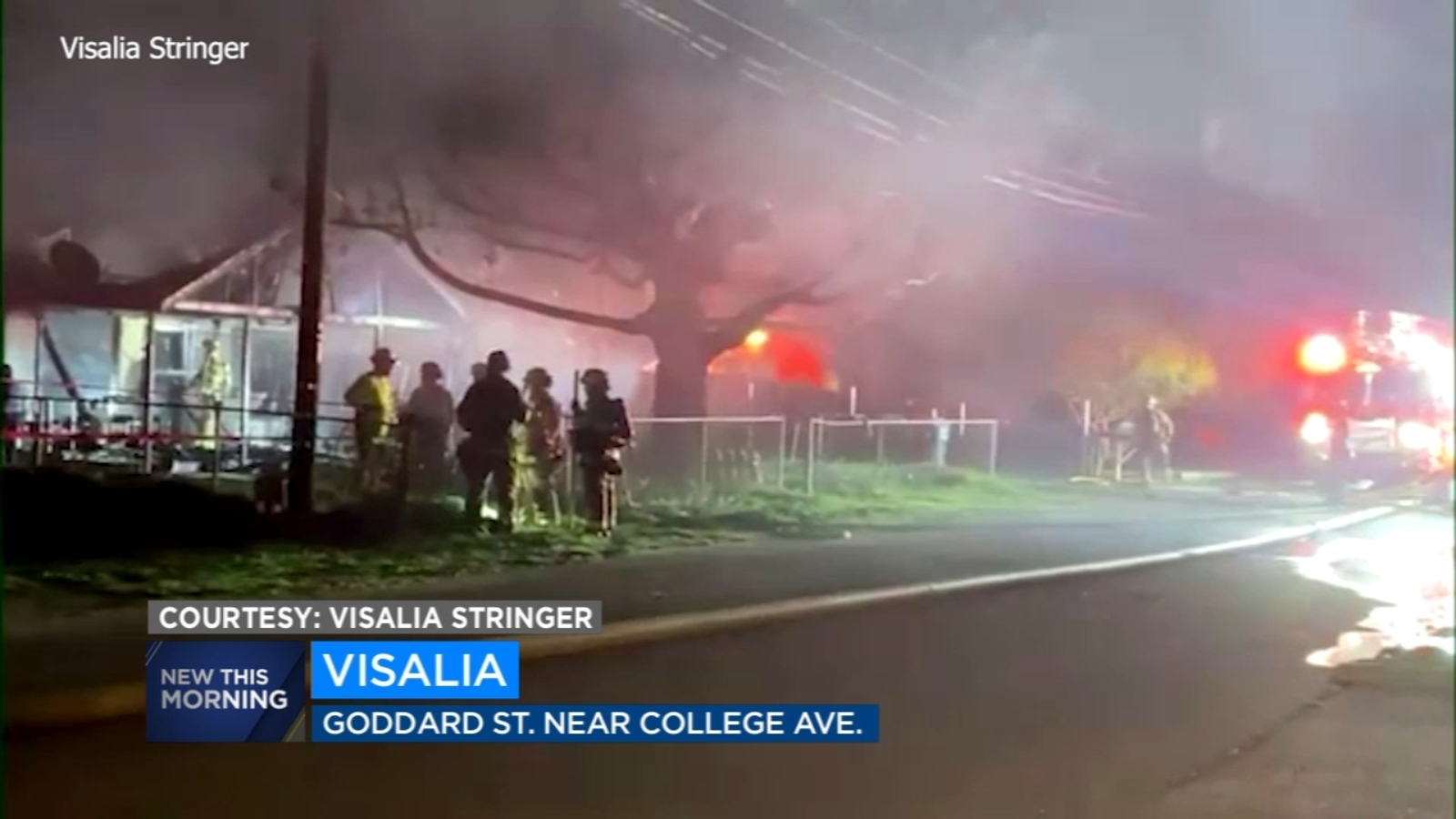 Fire sparks at Visalia home, 1 sent to hospital - ABC30 Fresno