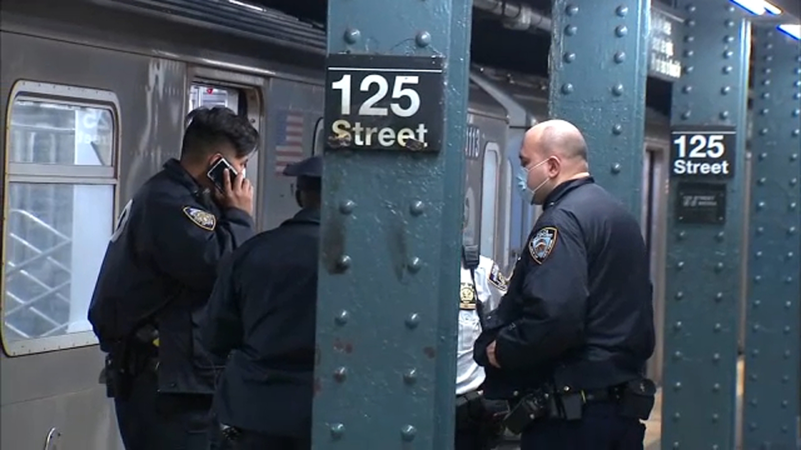 NYC crime: Man slashed across face on subway at 125th Street Station in Harlem - ABC7 New York