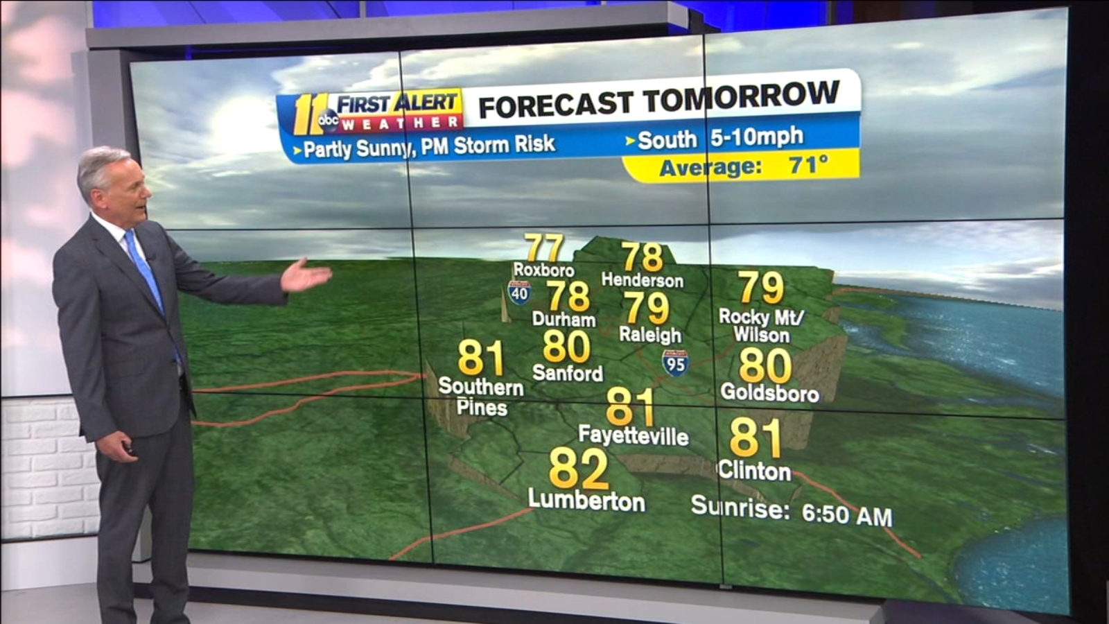 Nightly weather forecast for April 9, 2021 - ABC11 Raleigh-Durham