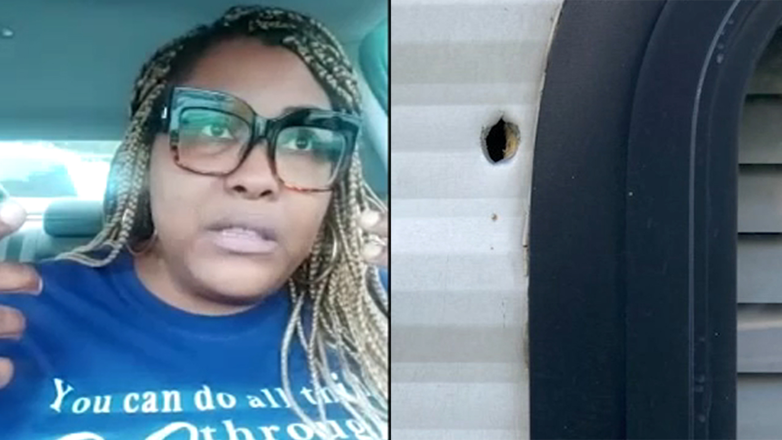 Houston woman nearly killed by stray bullet while sitting in her ...