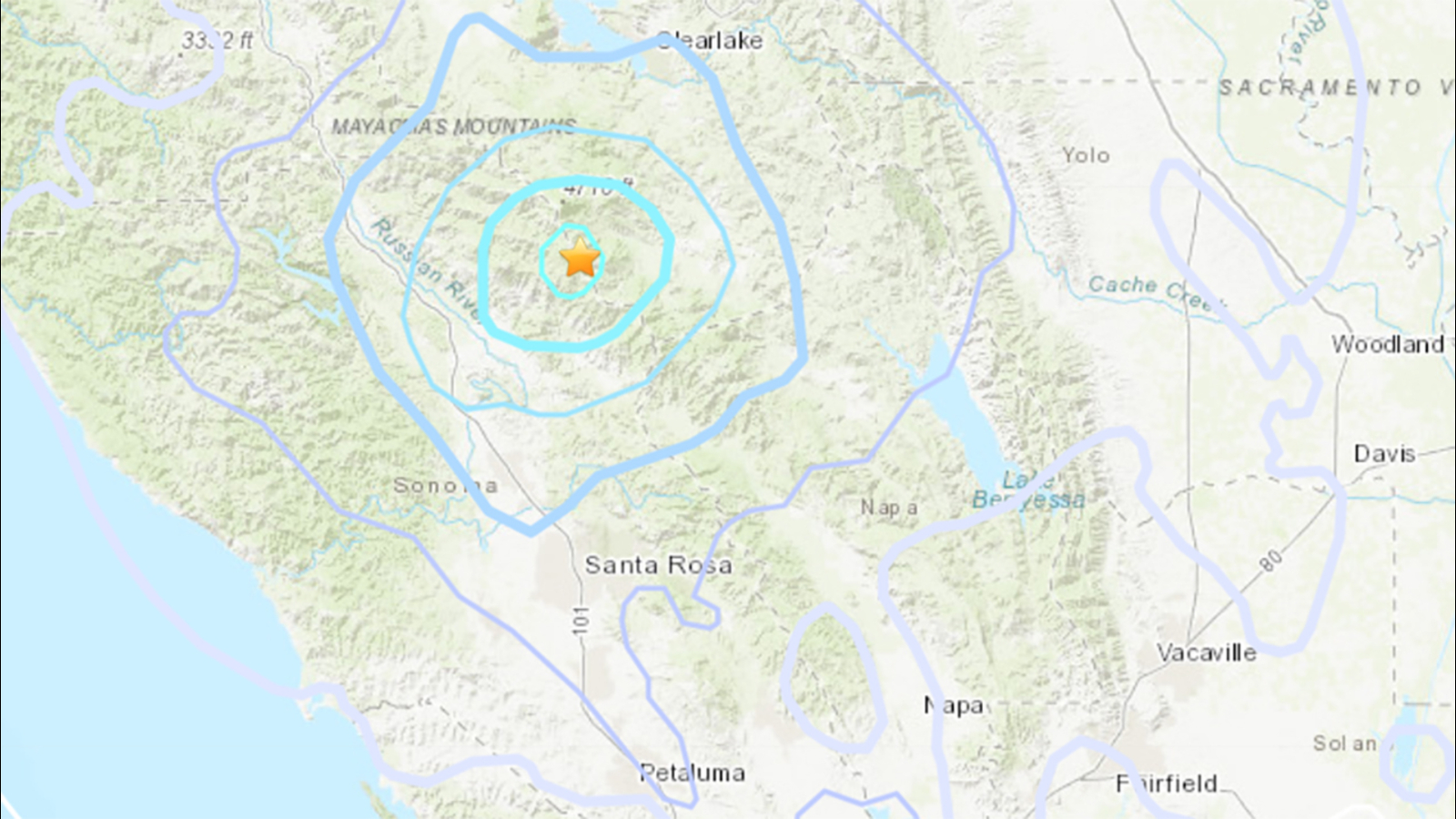 4.2 preliminary magnitude earthquake strikes Anderson Springs, Lake ...