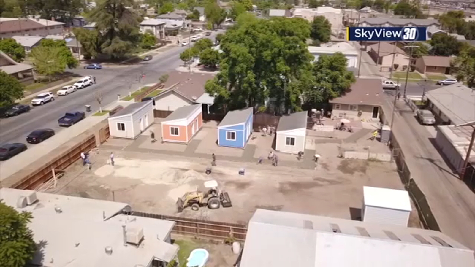 Work nearly complete on first phase of Tulare tiny home project - ABC30 ...