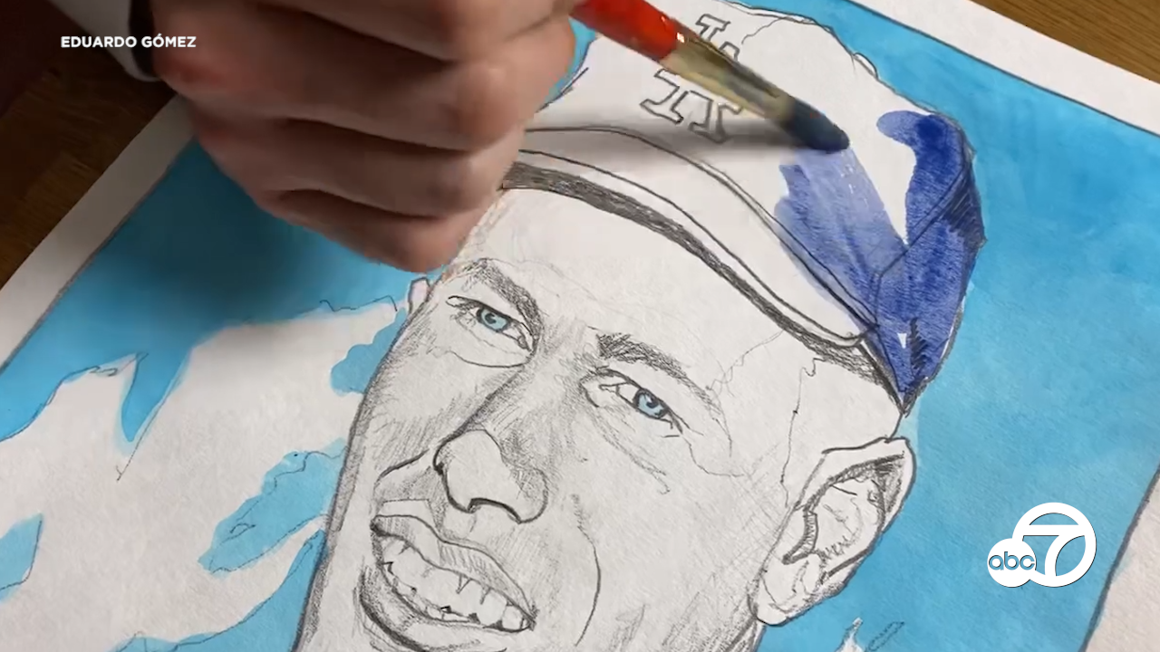 Dodgers Drawings FOX 11 Los Angeles Thank You Los Angeles Dodgers