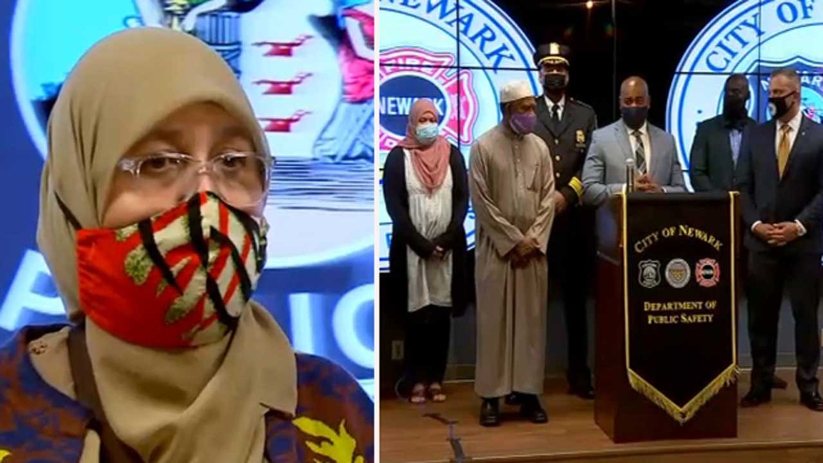 Traditional Muslim head covering, hijab, approved for female police ...