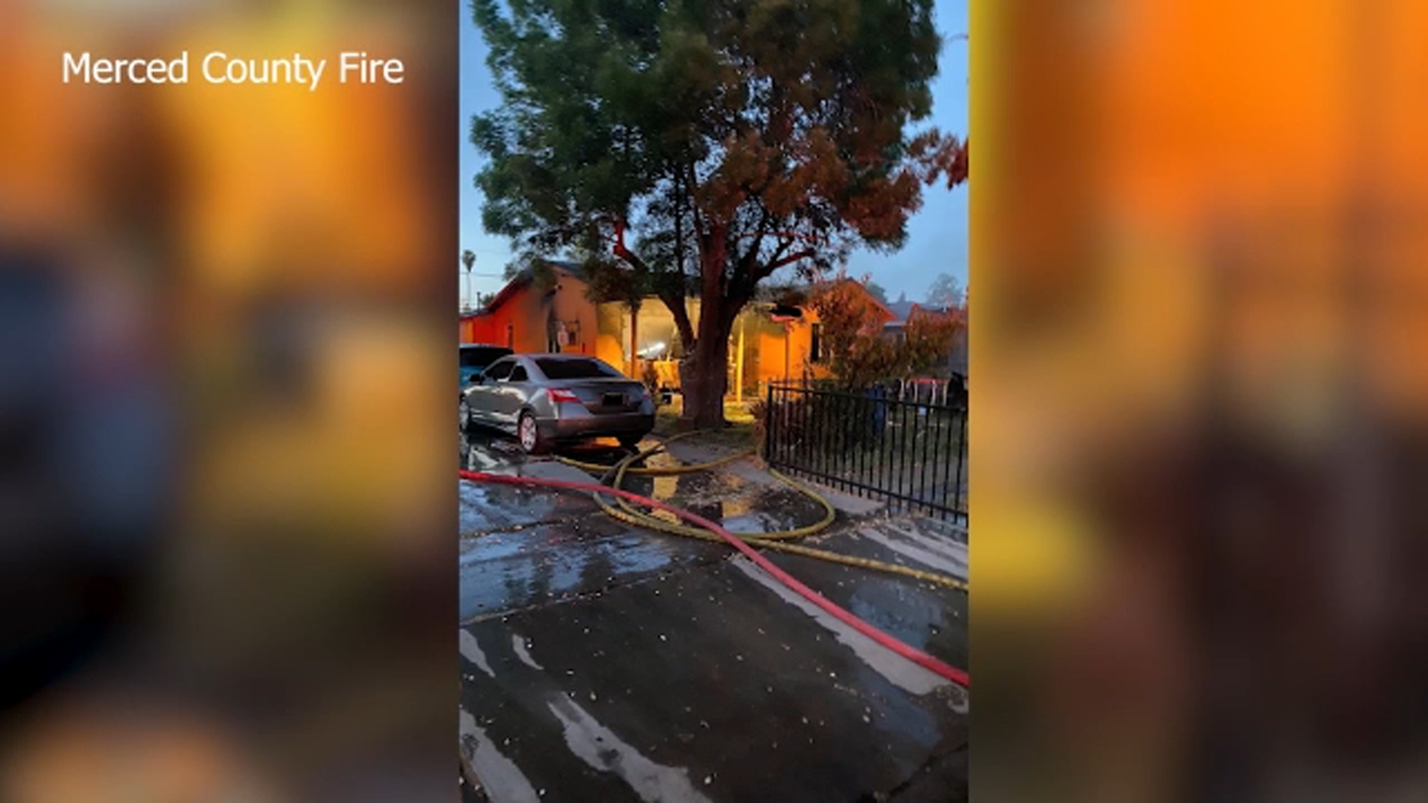 House suffers major damages during fire in Merced County - ABC30 Fresno