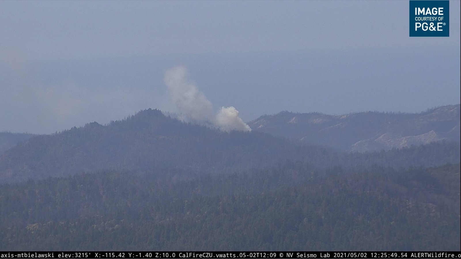 CAL FIRE responding to Basin Fire burning in Santa Cruz mountains ...