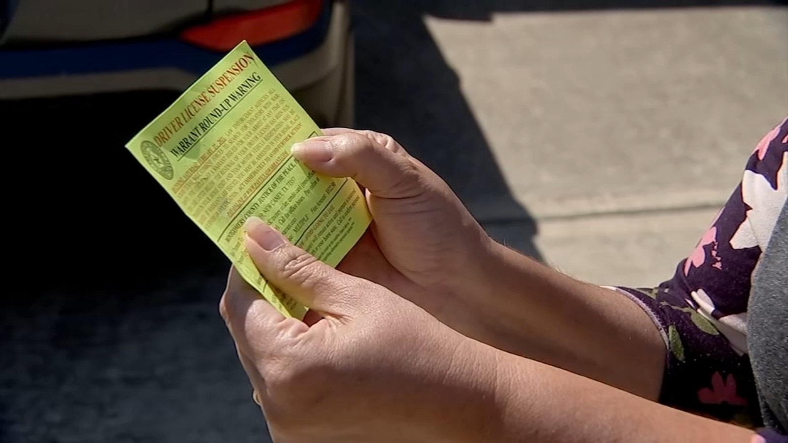 Man with warrant round-up notice for decades-old seat belt ticket Turns ...