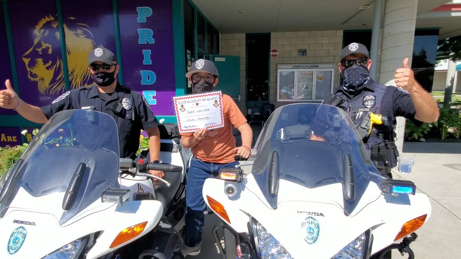 4th-grader who wants to be officer one day gets special surprise from ...