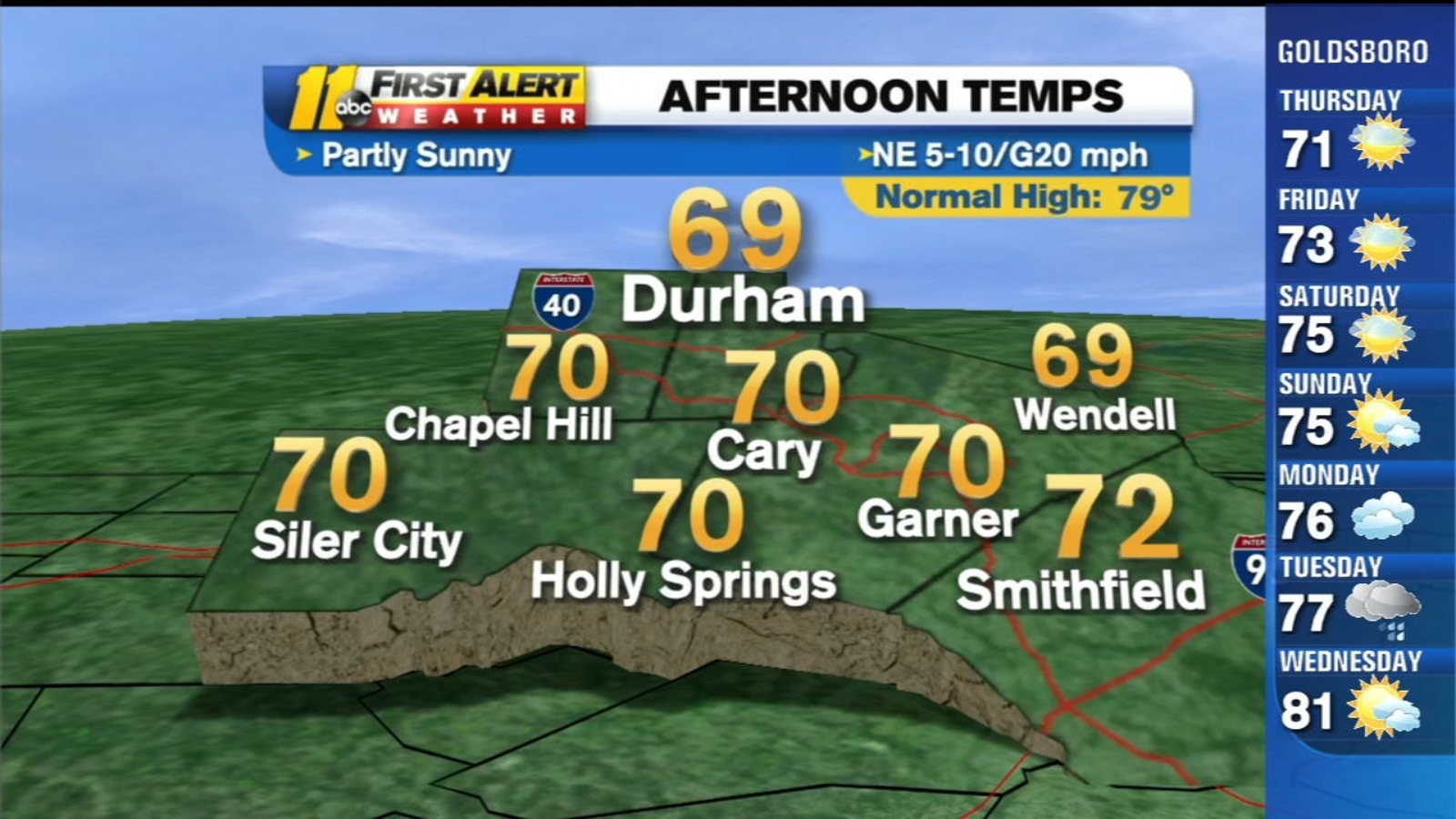 First Alert Forecast: May 13 - ABC11 Raleigh-Durham