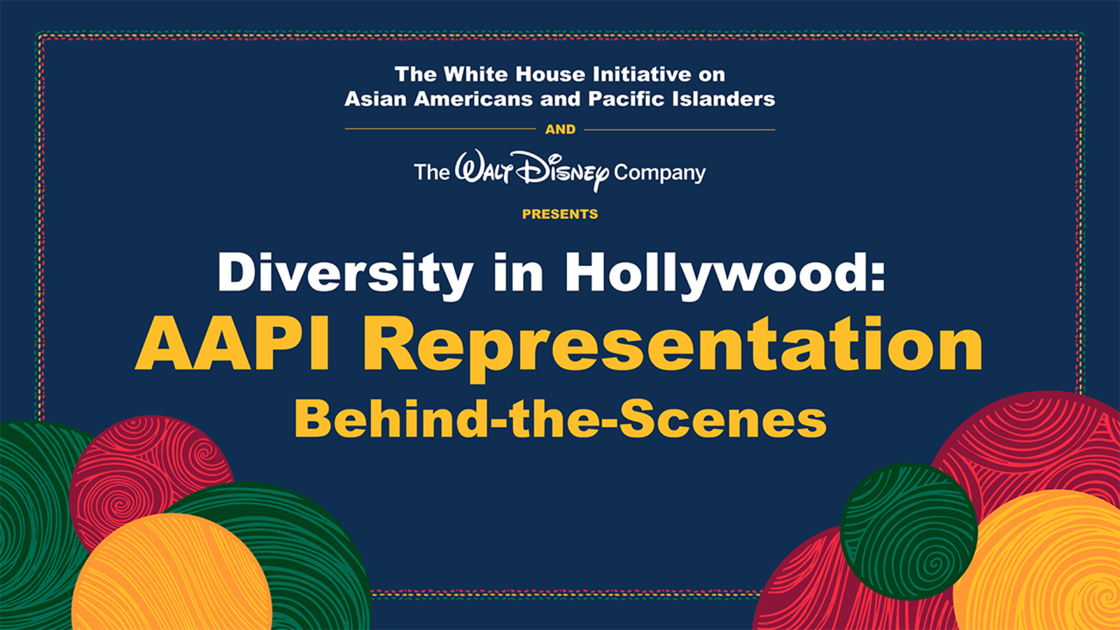 Disney, White House co-host panel discussion on Asian American ...