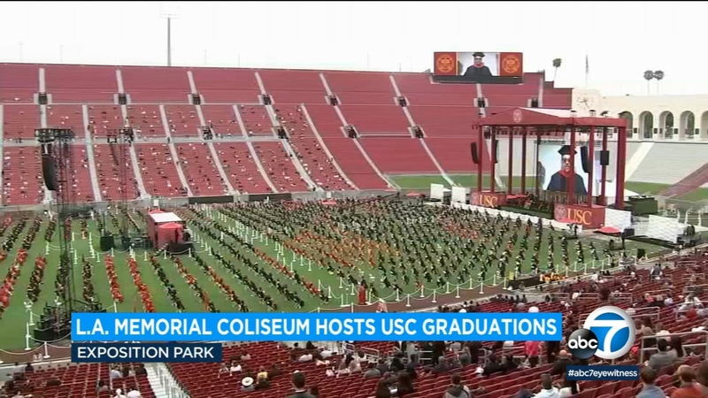 USC commencements kick off at the Coliseum, virtually - ABC7 Los Angeles