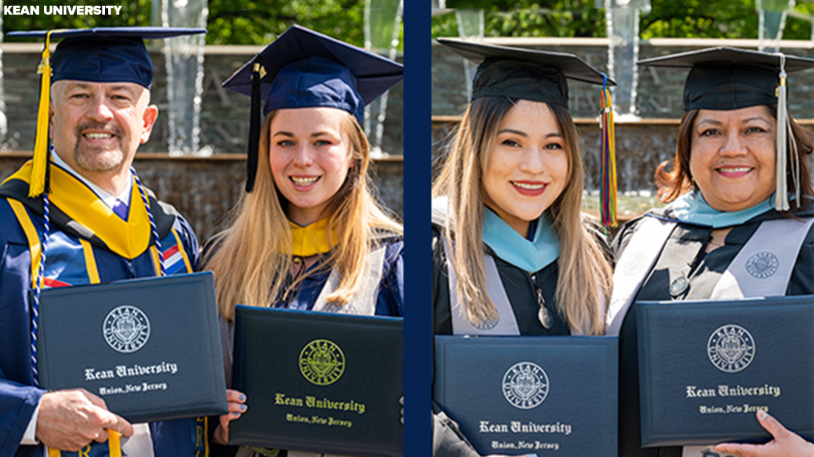 2021 graduates: Pair of parent-child duos share graduation ceremonies ...