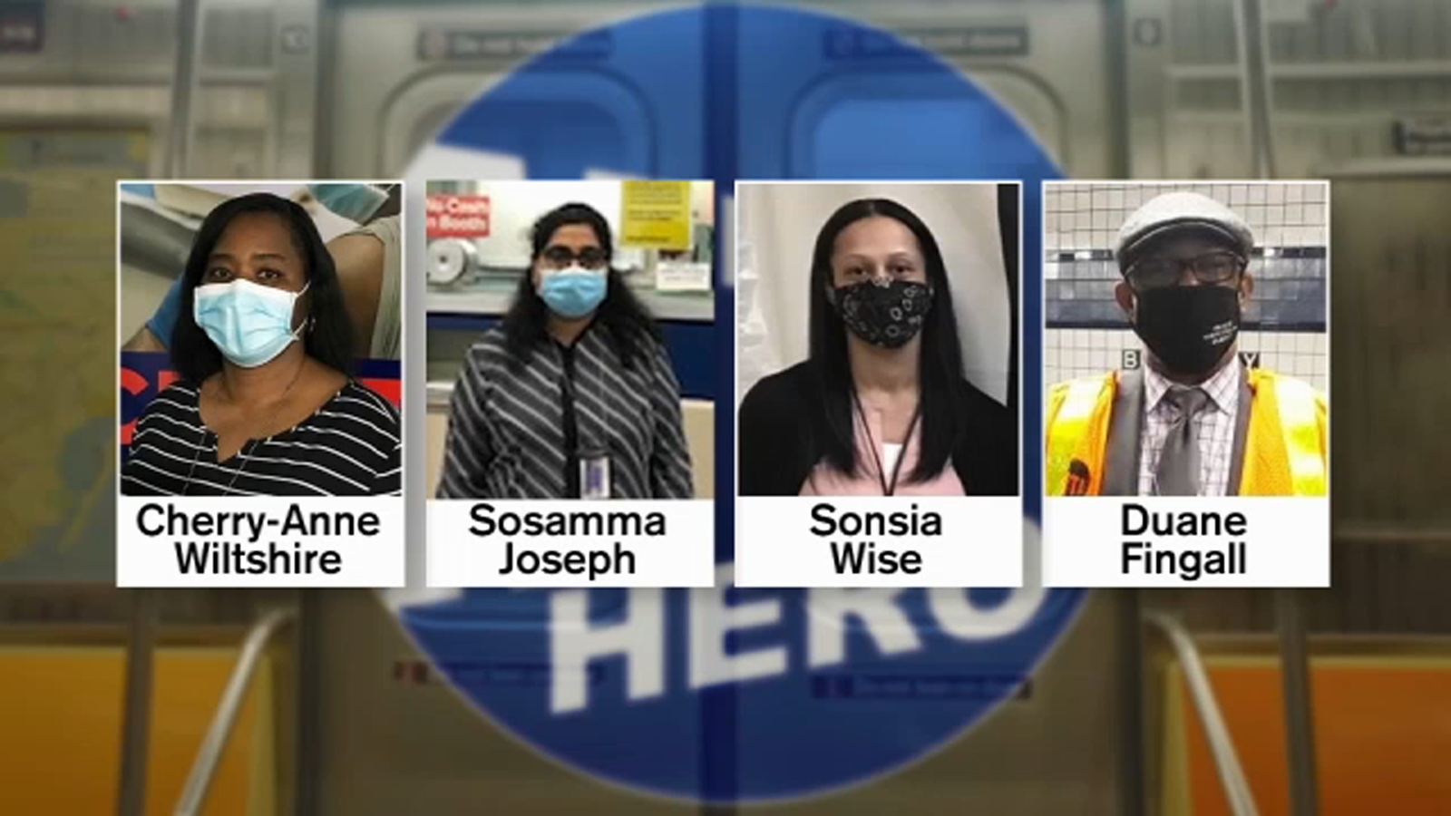 Celebrating the MTA Heroes who helped fight pandemic underground - ABC7 ...