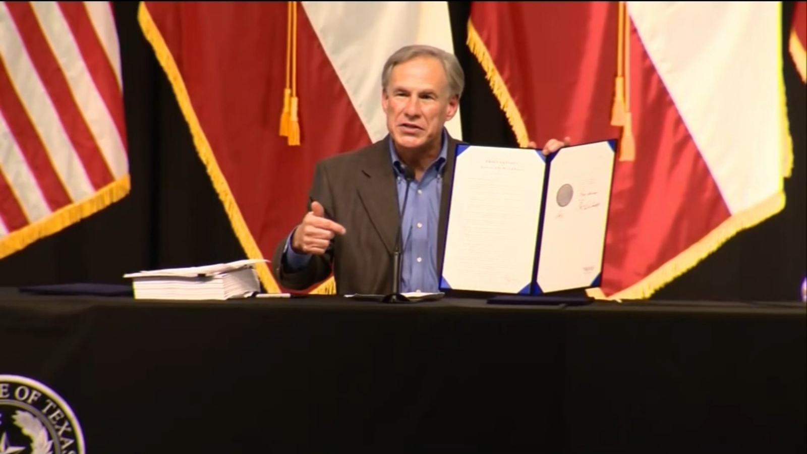 Gov. Greg Abbott says Texas will build a border wall, but doesn't yet ...