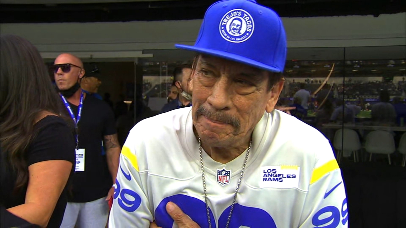 Danny Trejo at Sofi Stadium: 'Pinch me, I'm dreaming' - ABC7 Los Angeles