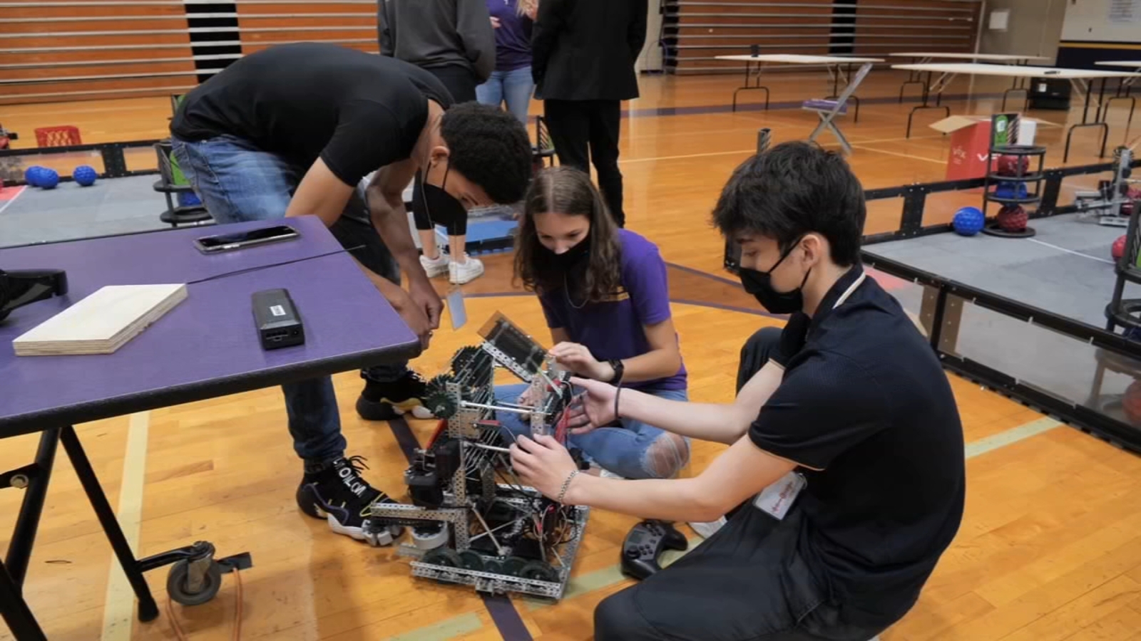 Ball High School's robotics team is taking on the world - ABC13 Houston