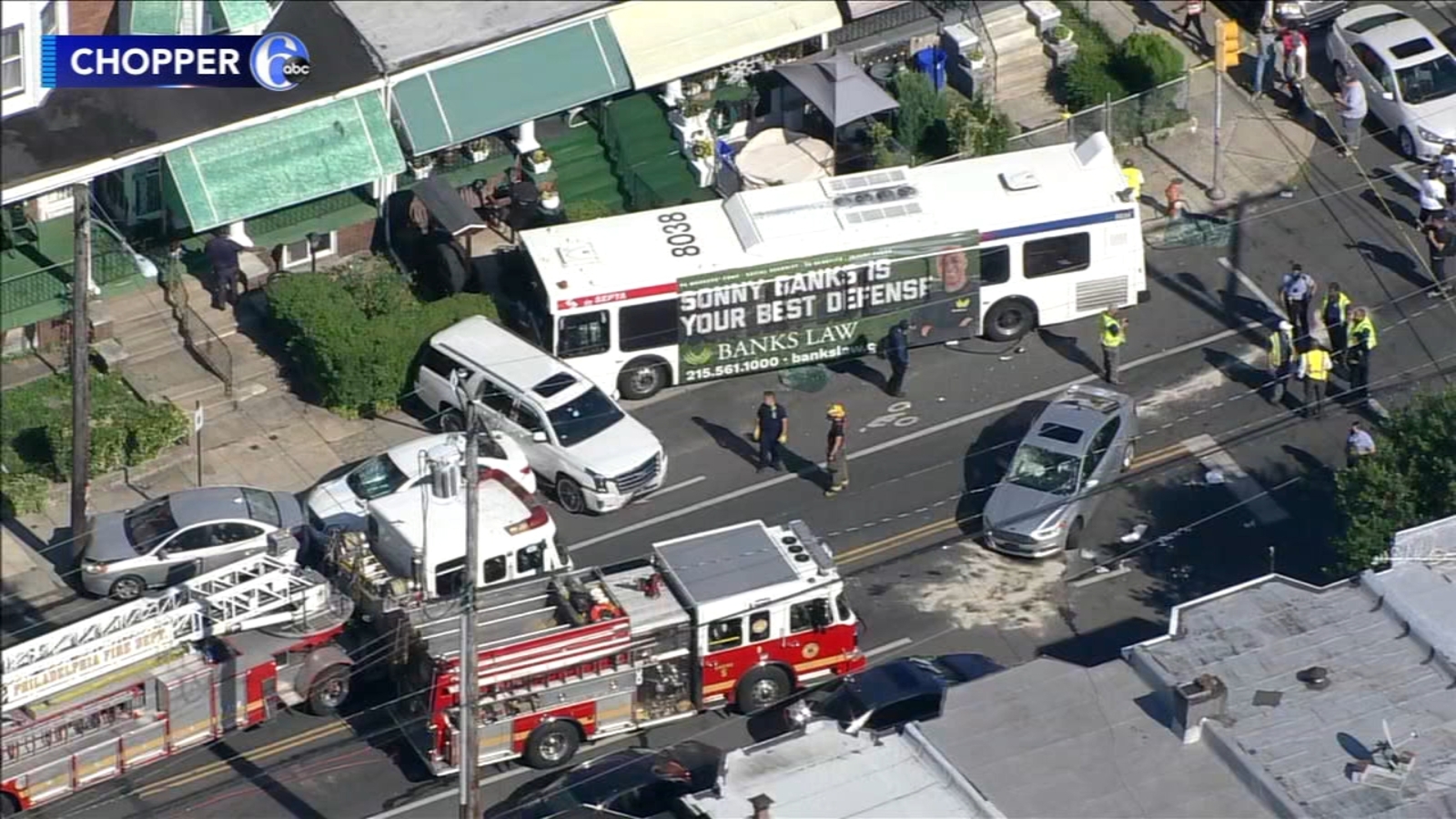 8 hurt after SEPTA bus crashes in Cobbs Creek section of Philadelphia ...