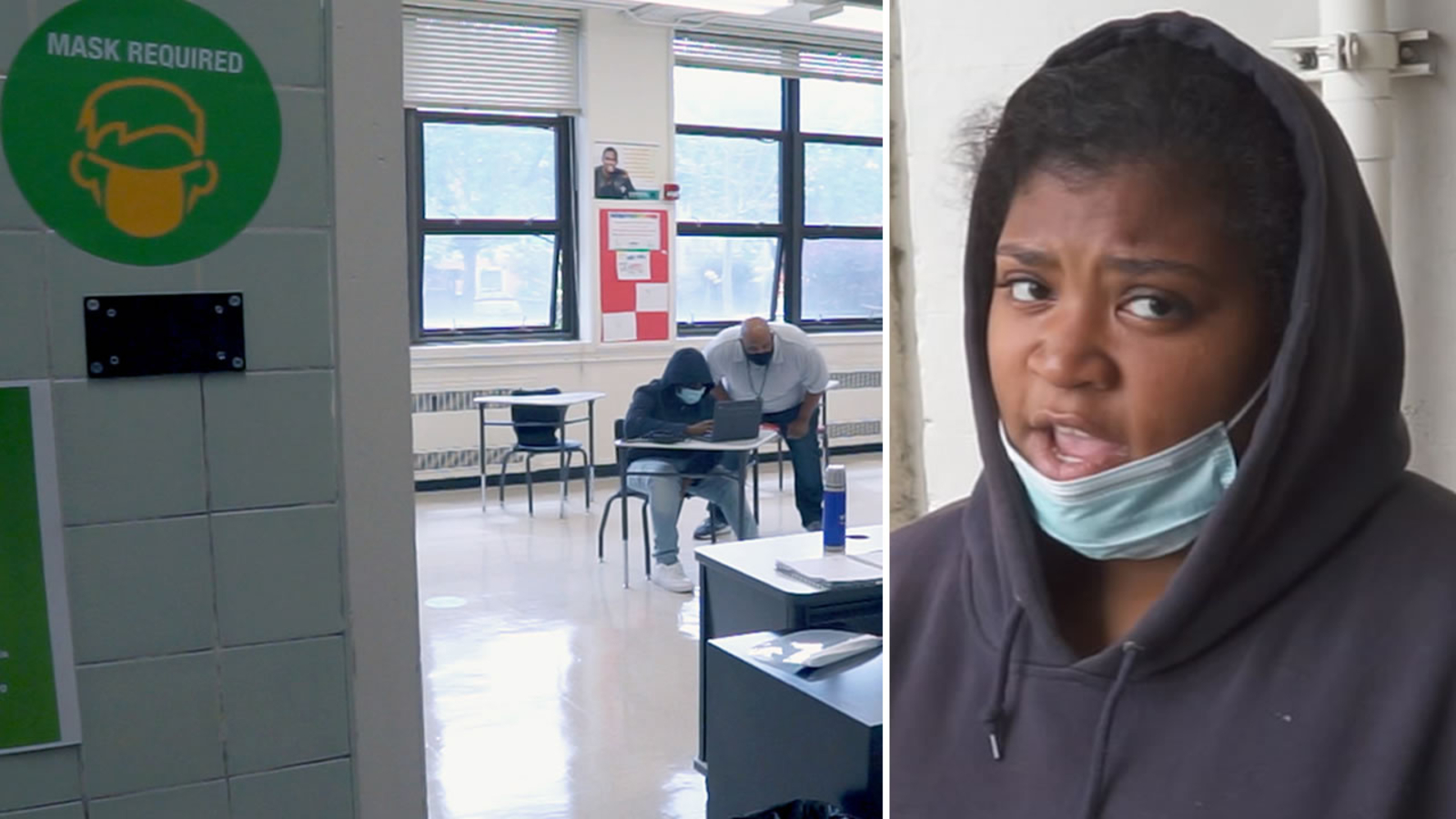 Teachers and some students at McClymonds High School return to the ...