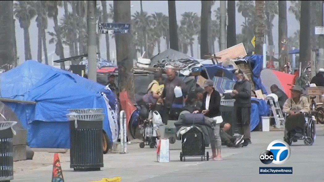 Beach Homeless Venice