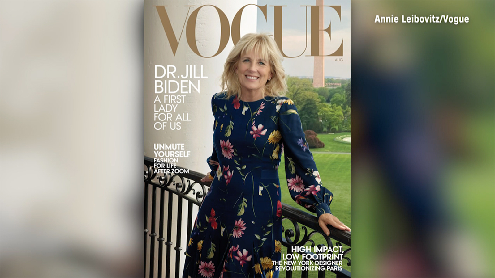 First lady Jill Biden on cover of Vogue magazine's August issue: 'GMA ...
