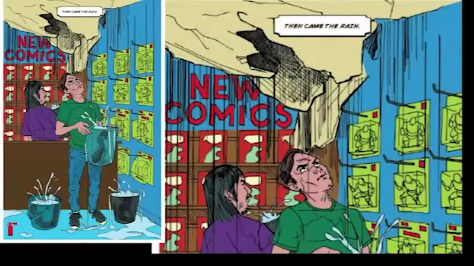 Third Planet Comics on Southwest Freeway in Houston uses a comic in ...