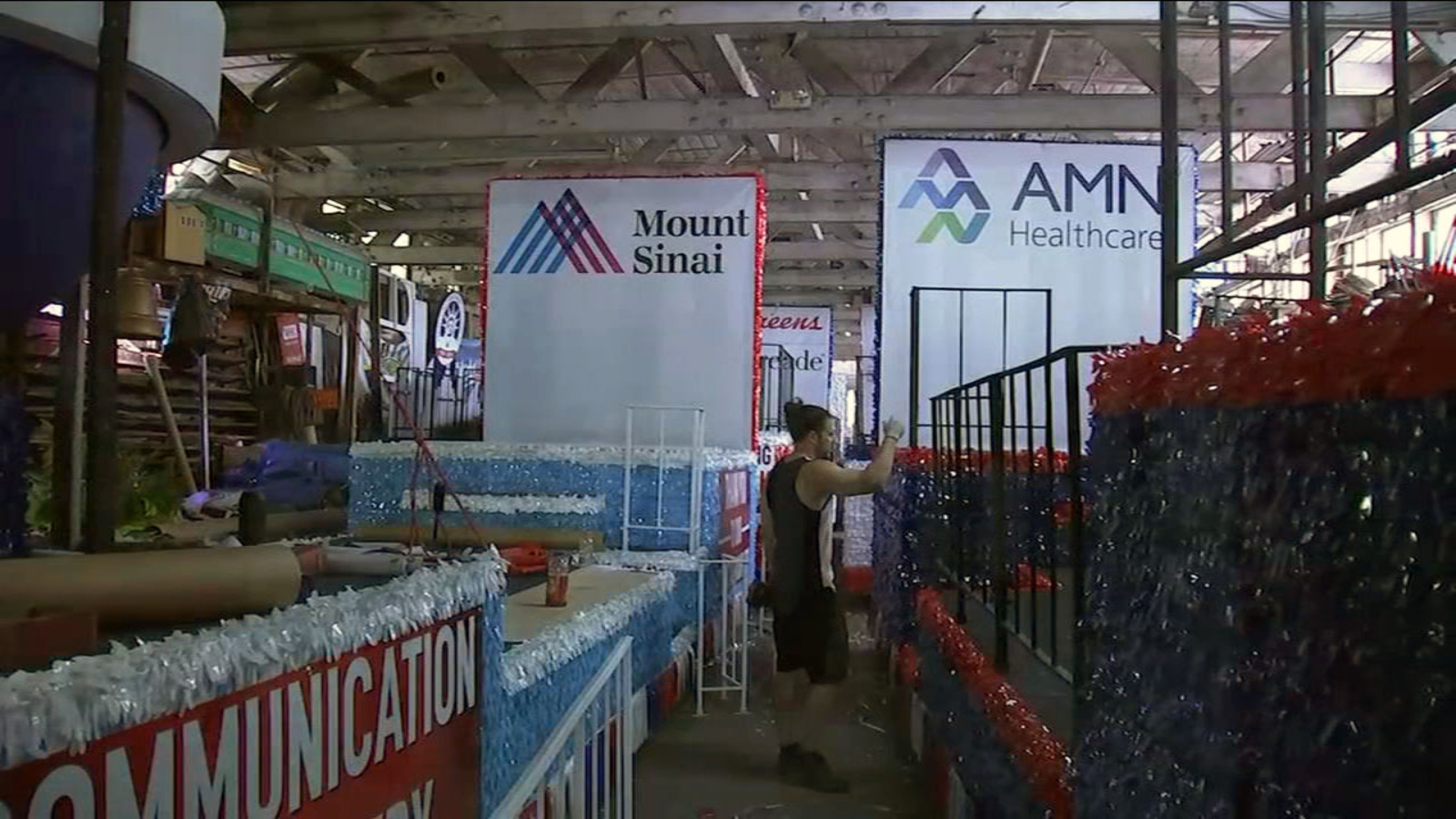 Bond Parade Floats in NJ preps for New York City Hometown Heroes ...