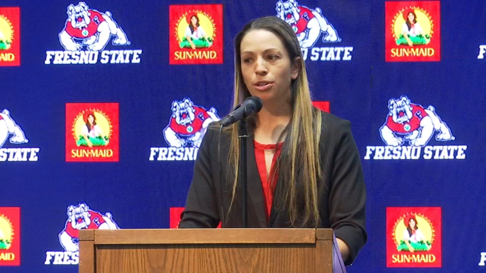 Stacy May-Johnson introduced as newest Fresno State head softball coach ...