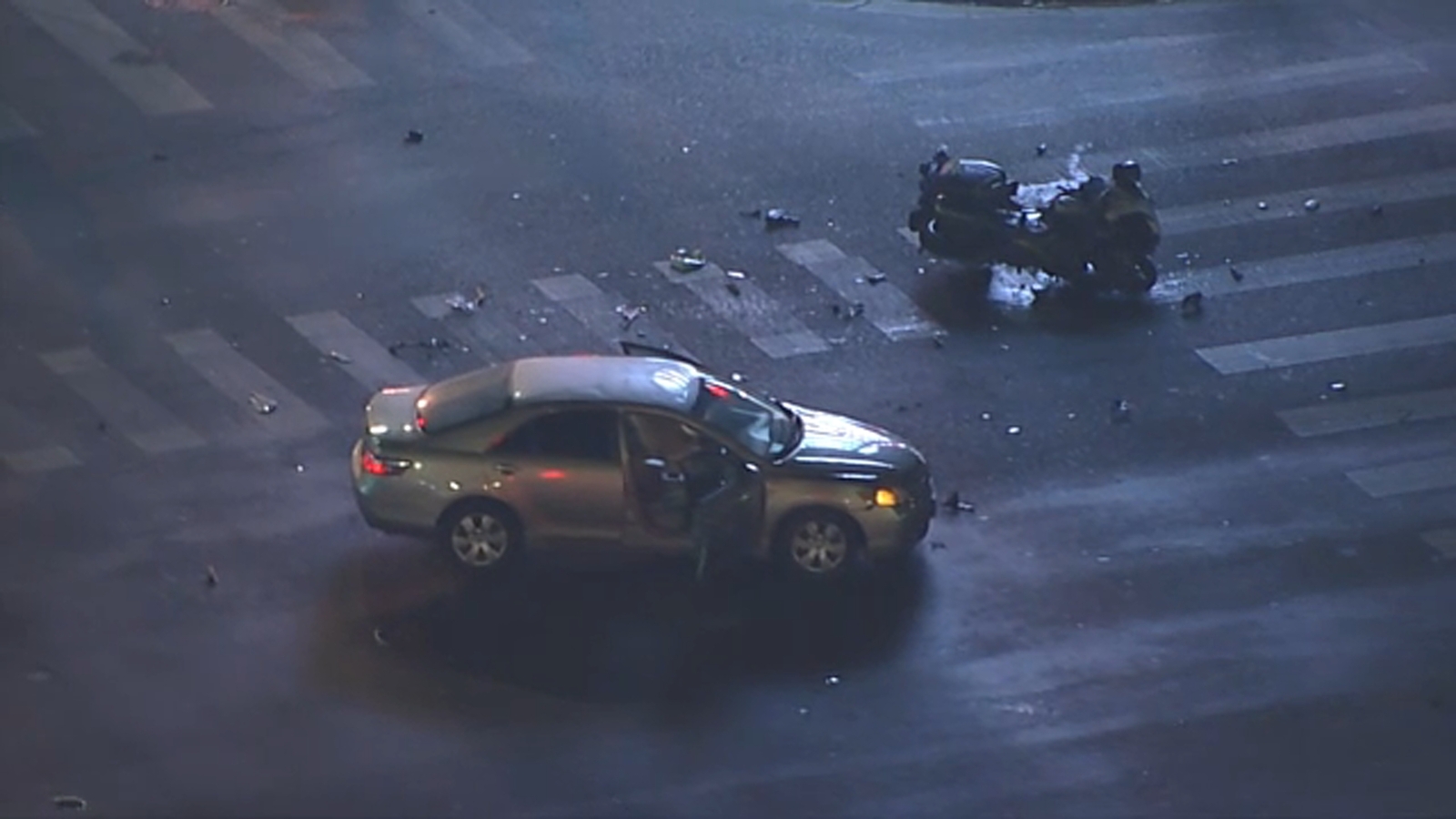 LAPD motorcycle officer hospitalized in serious condition after crash ...