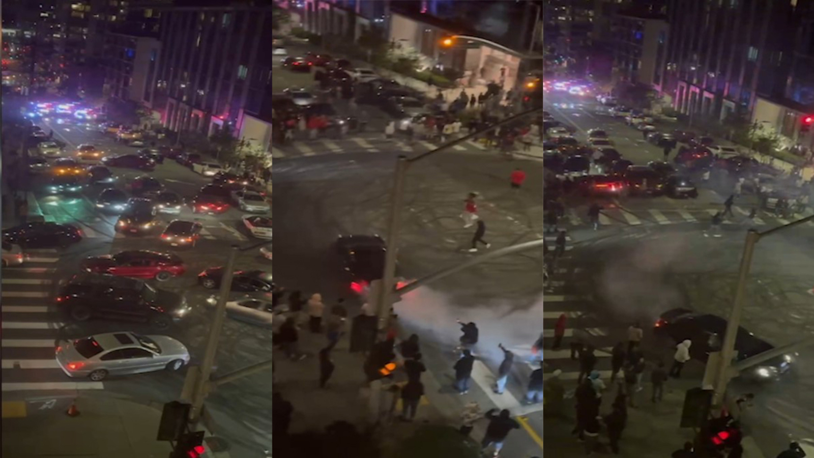 San Francisco sideshow blocks entrance to Bay Bridge - ABC7 San Francisco