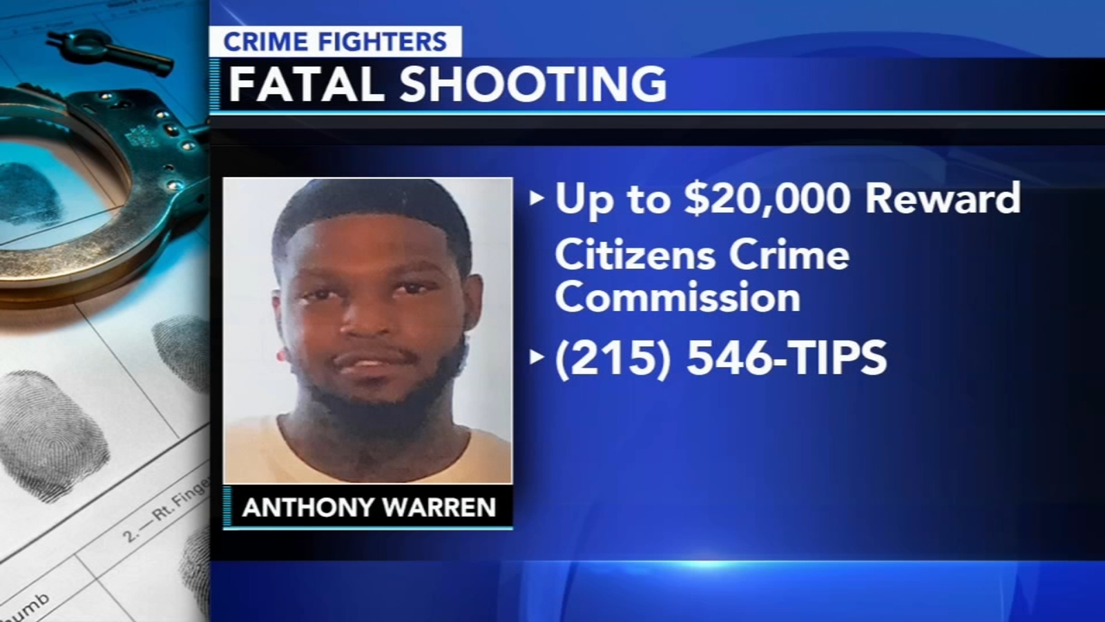 Crime Fighters: Who killed 25-year-old Anthony Warren in West Oak Lane ...