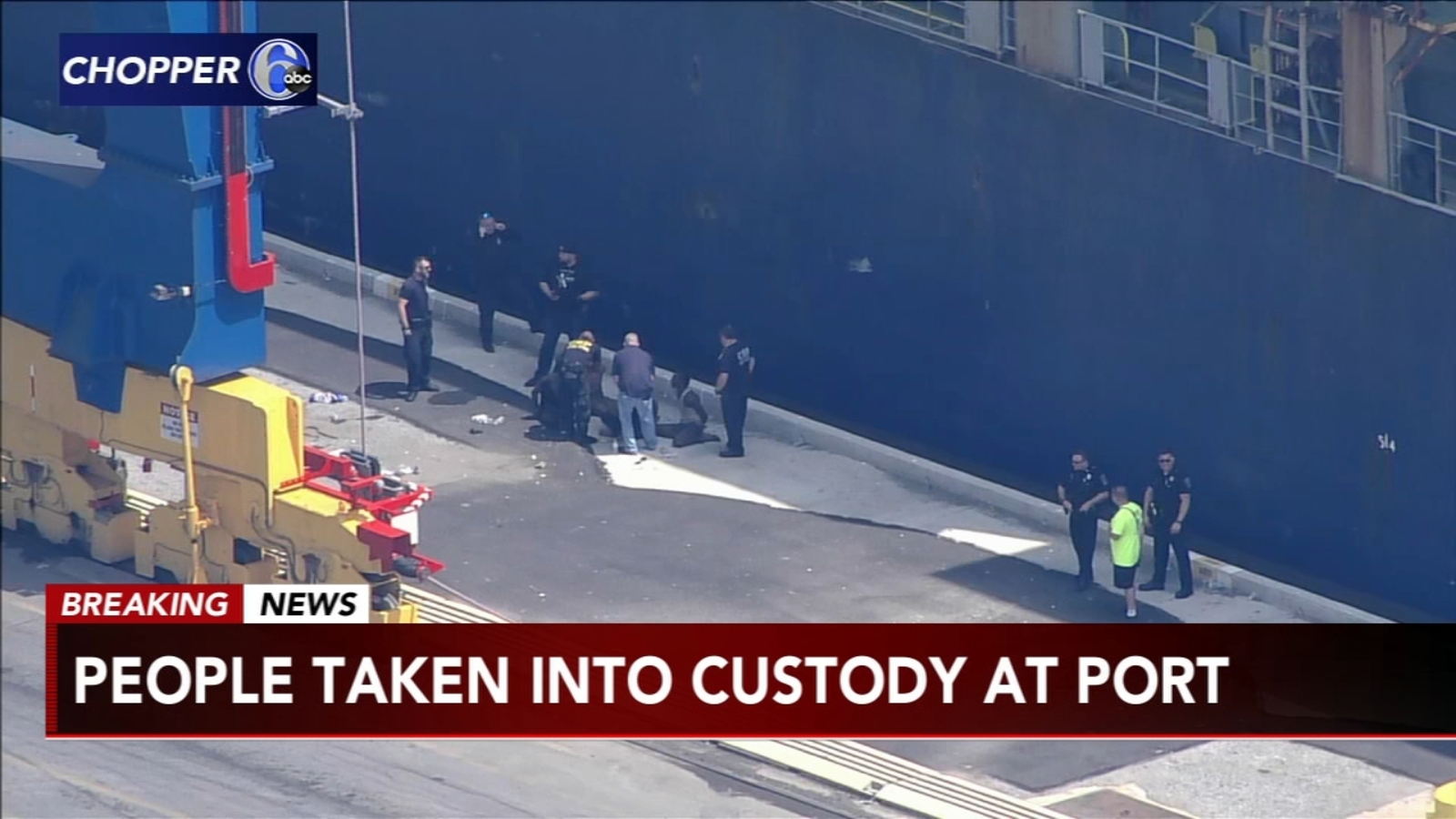 5 stowaways found on container ship, detained at Penn Terminals in ...