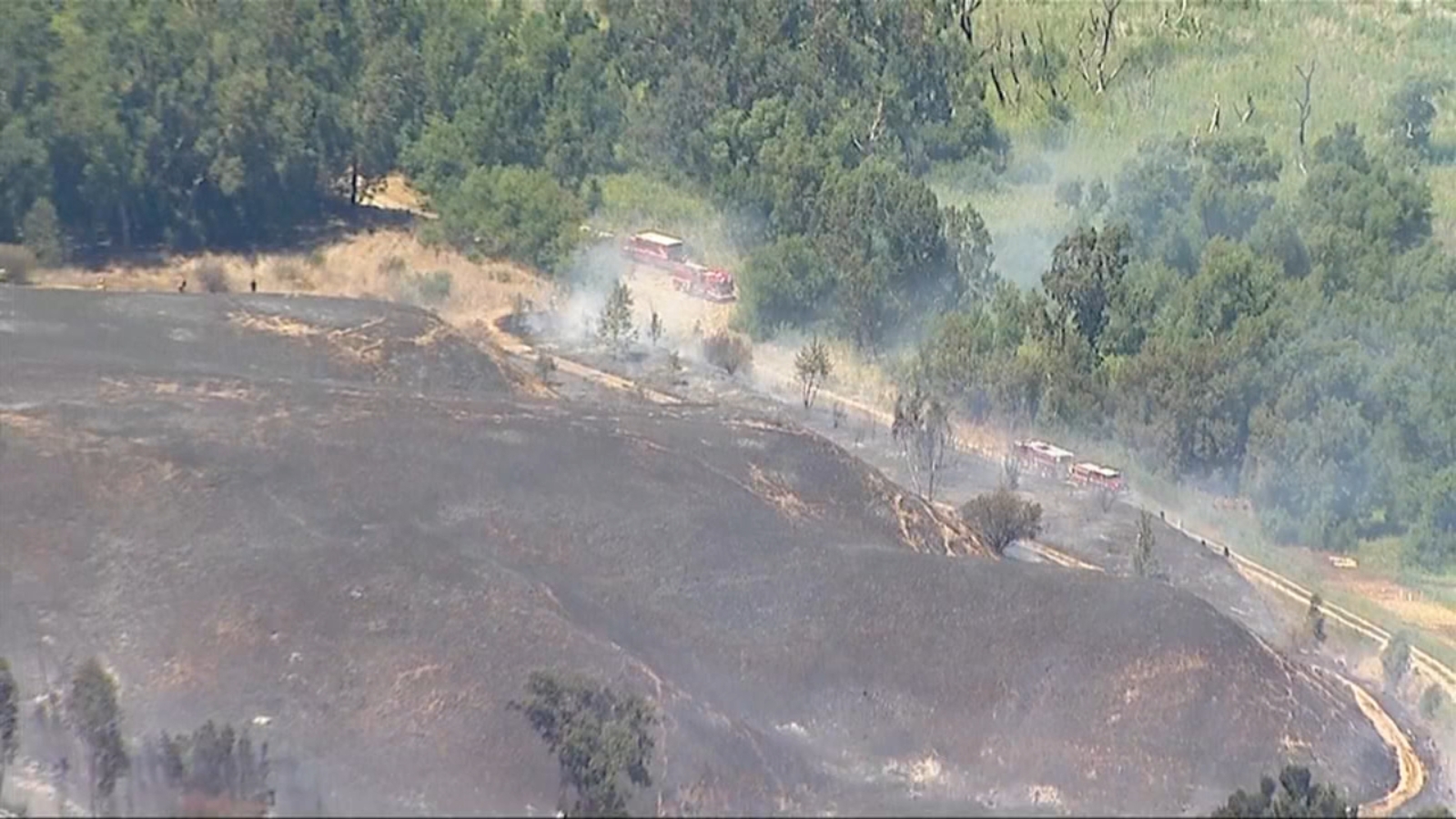 Amid elevated fire weather, crews battling flames in Corona-Chino Hills ...