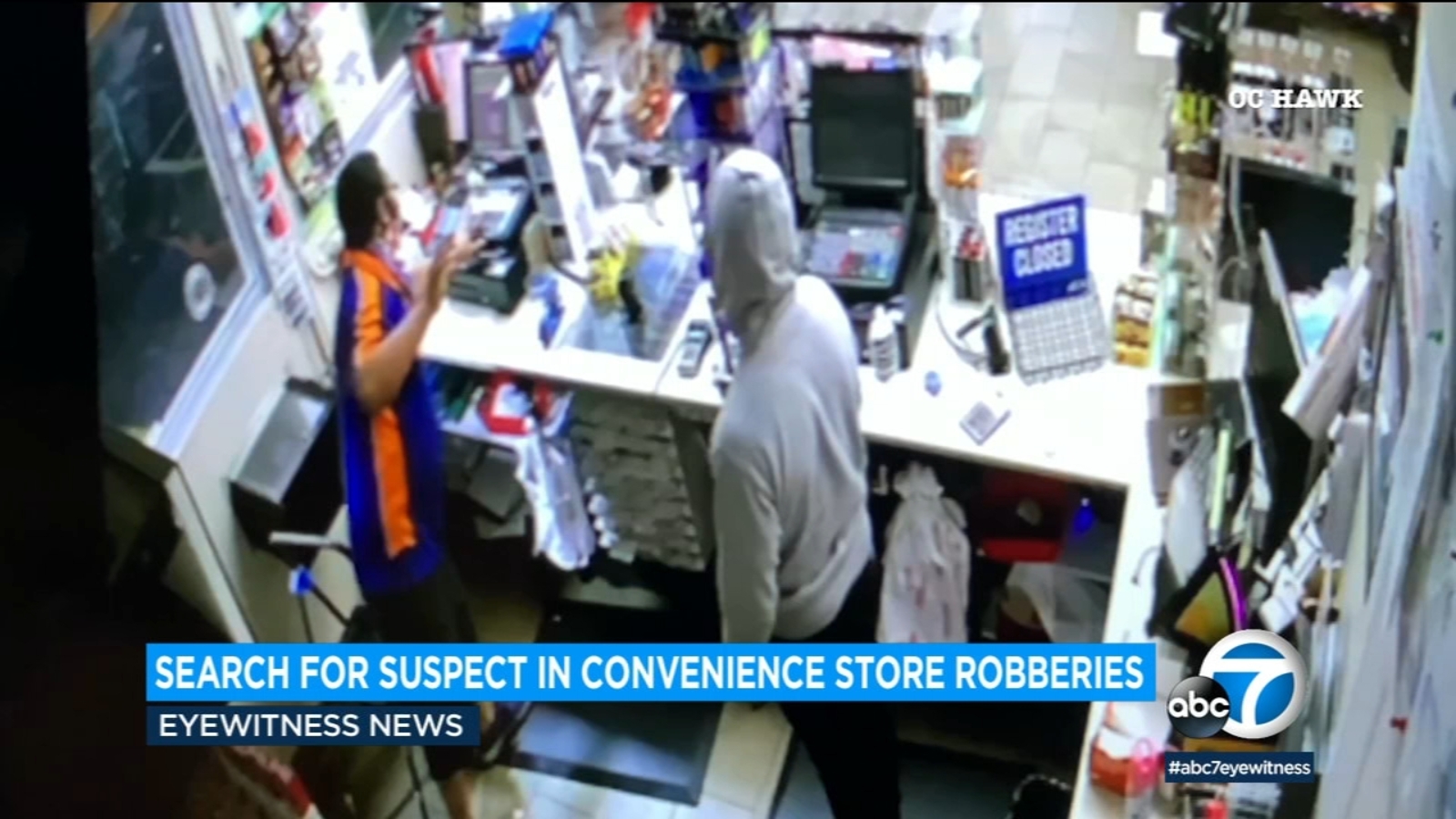 Authorities searching for armed man who robbed 4 SoCal convenience ...